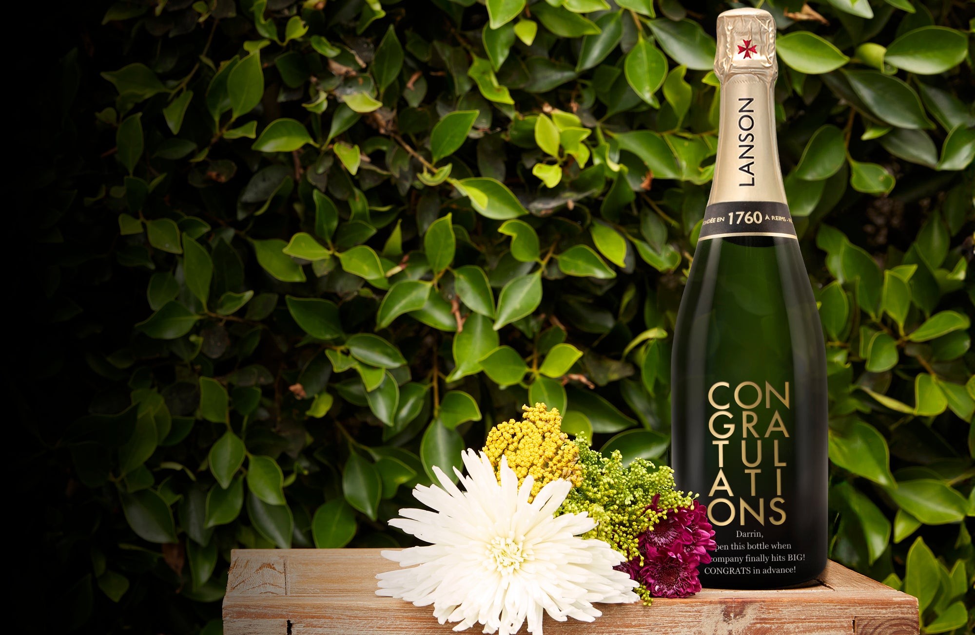 Personalized Congratulations Wine Gifts | EtchingX